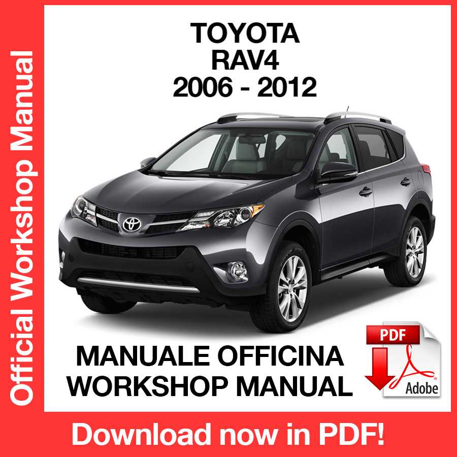Workshop Manual Toyota Rav4 AC30 (2006-2012) (EN) – Manuali-Officina